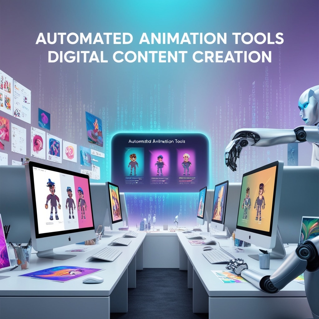 Automated Animation Tools for Digital Content Creation