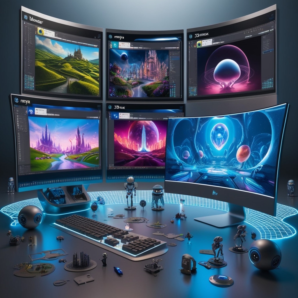 3D Animation Applications to Create Digital Worlds