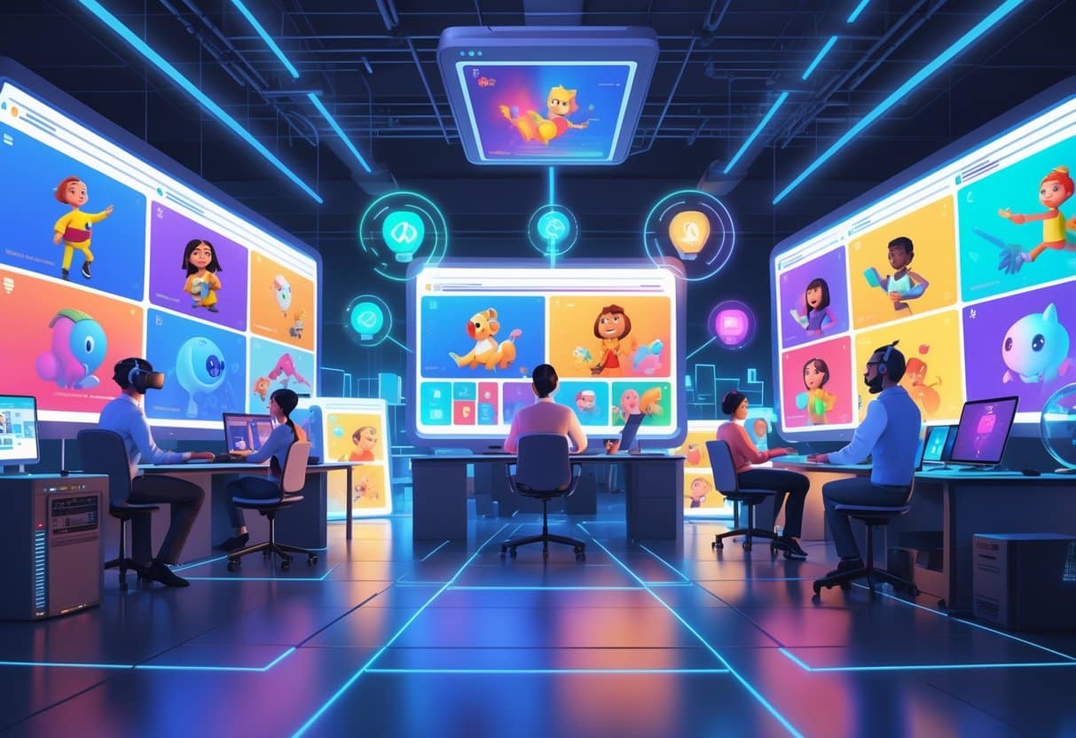 Virtual Animation Studio: Creative Flow with New Tech